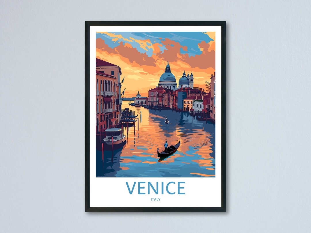 Venice Travel Print Wall Art, Venice Travel Poster, Italy Travel Wall ...