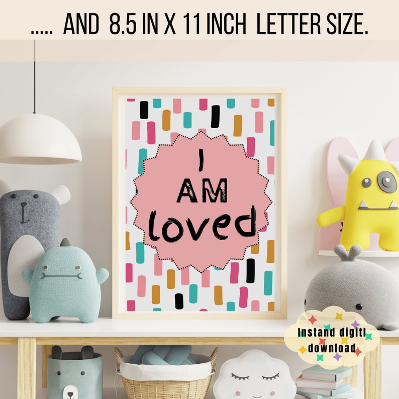6 BOHO AFFIRMATION POSTERS | Printable Pre K Positive Quotes | Bright ...