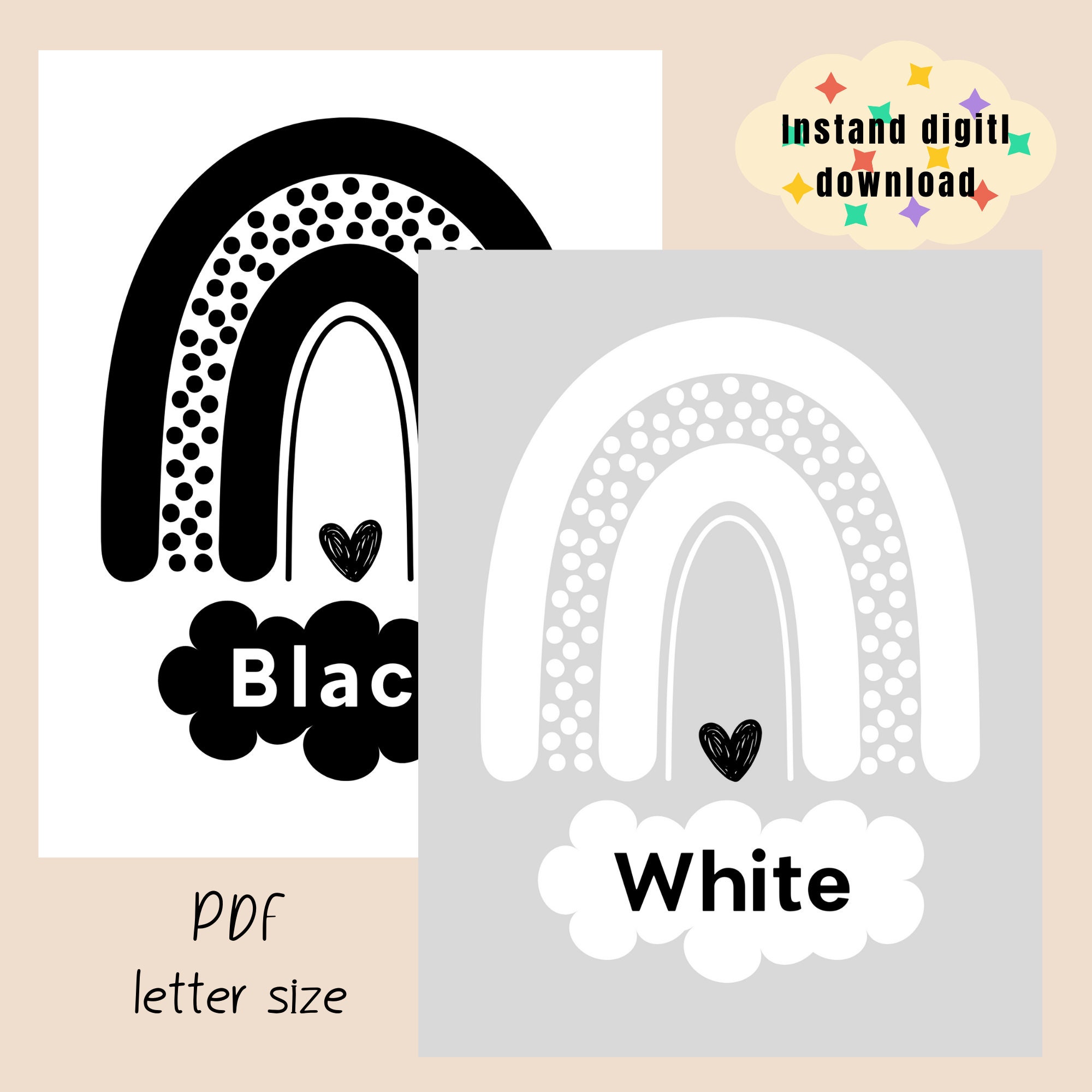 COLOR CHART PRINTS | Printable Educational Art | Classroom Decor ...