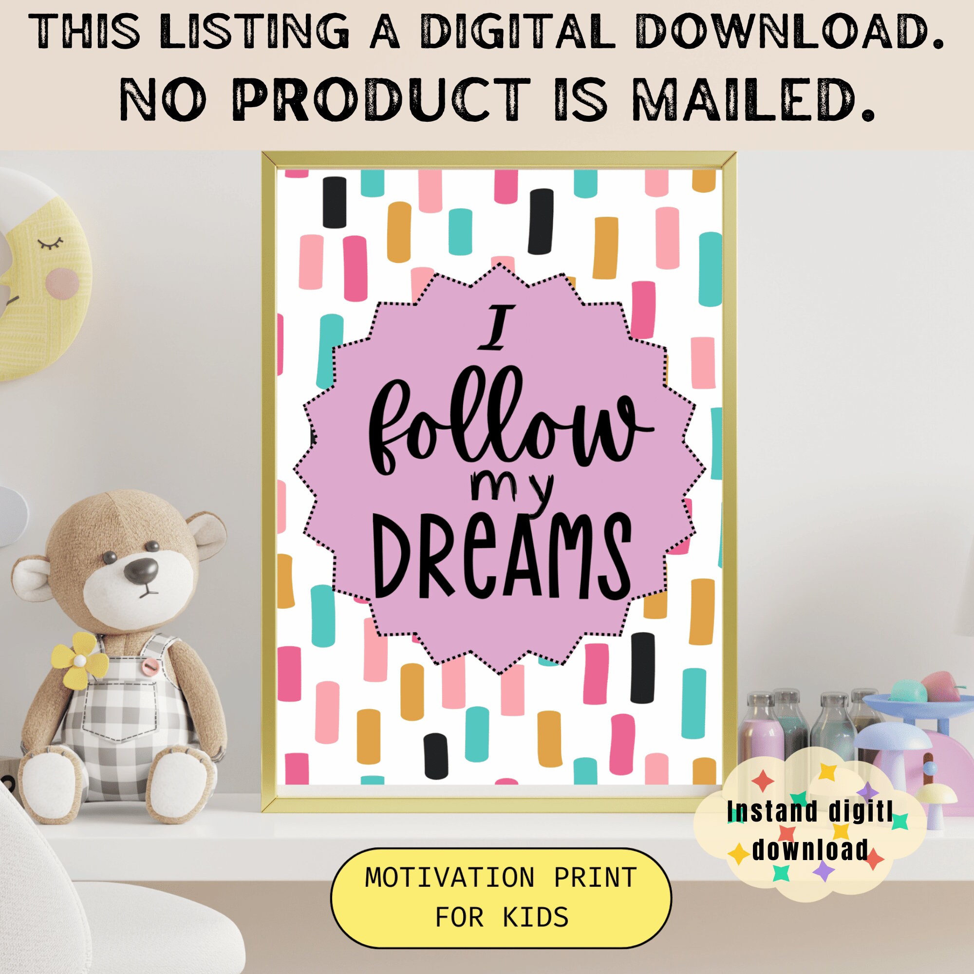 6 BOHO AFFIRMATION POSTERS Printable Pre K Positive Quotes - Etsy