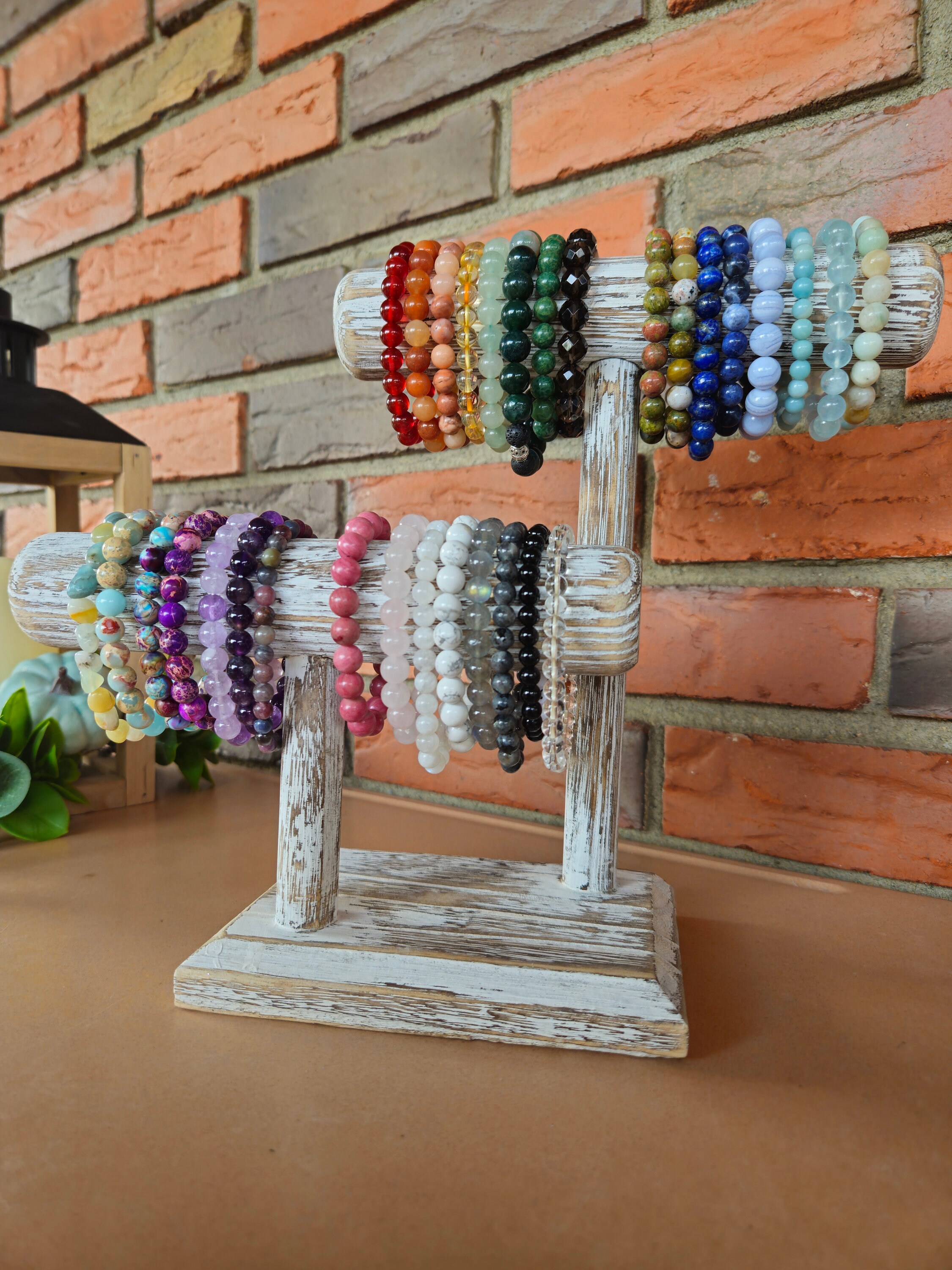 Plain Gemstone Bracelets - Etsy