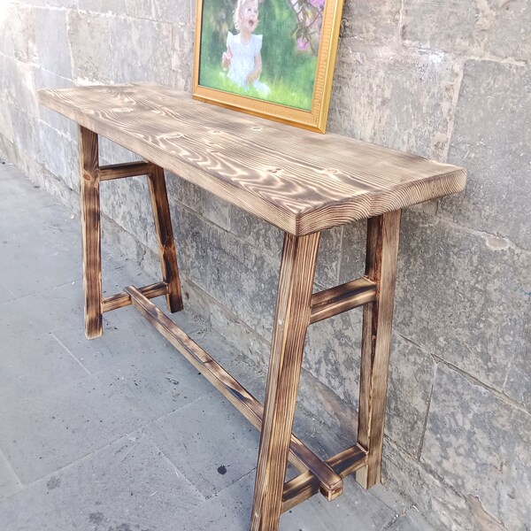 Rustic Console Table - Etsy
