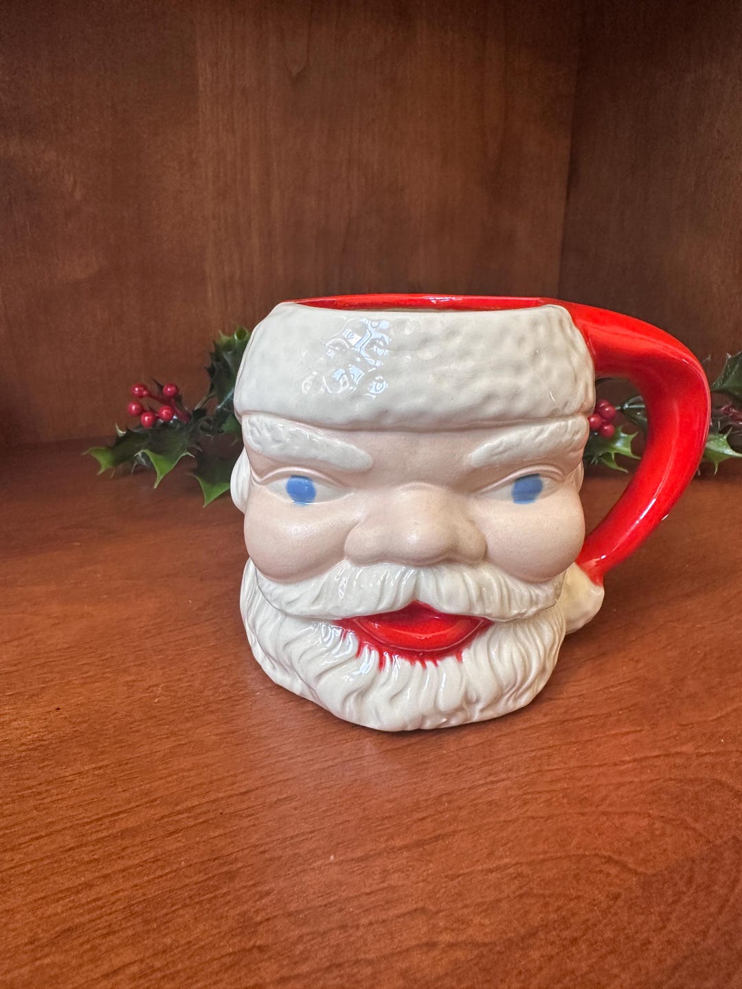 Vintage Santa Head Mug Holland Mold - Etsy