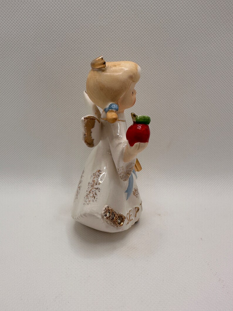 Vintage Lefton September Angel Figurine MCM - Etsy