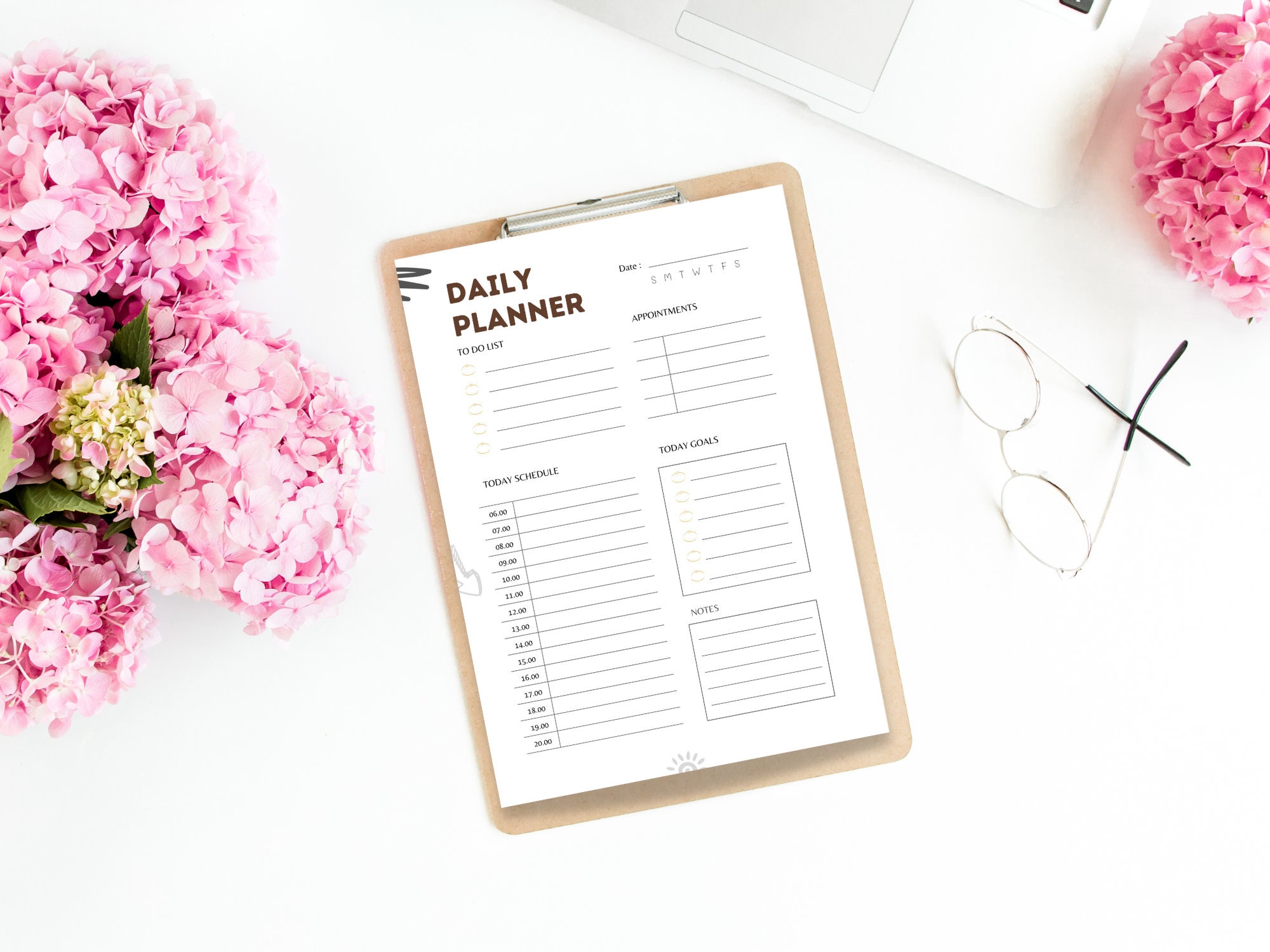 Daily Planner Printable Daily Planner Printable Inserts, Time Blocking ...