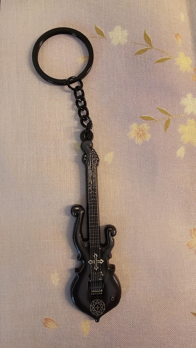Mana Sama Visual Kei Guitar Keychain - Etsy