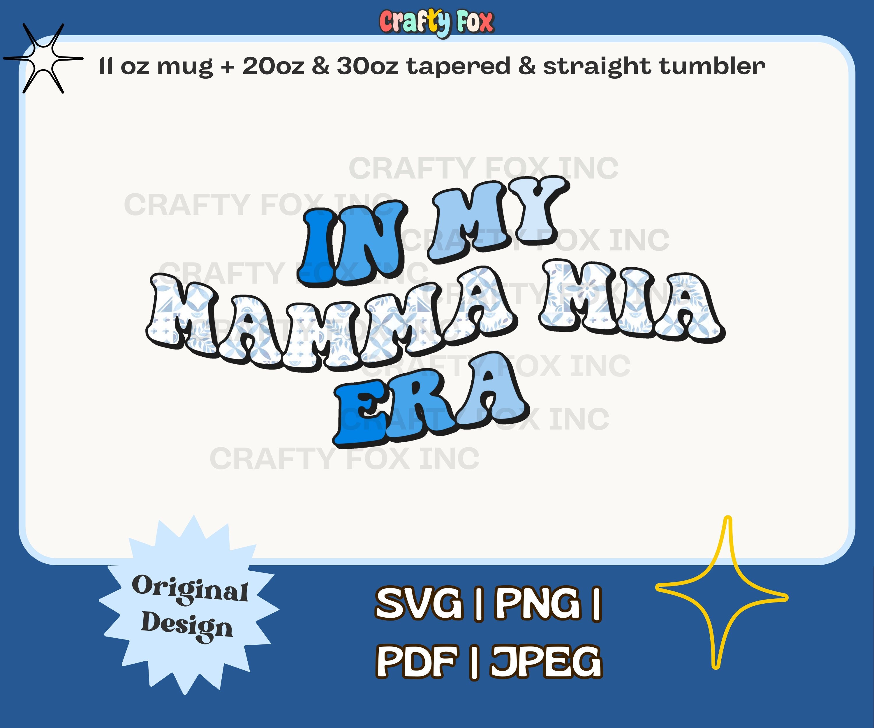 In My Mamma Mia Era SVG Trendy PNG Sublimation File, Mamma Mia PNG ...