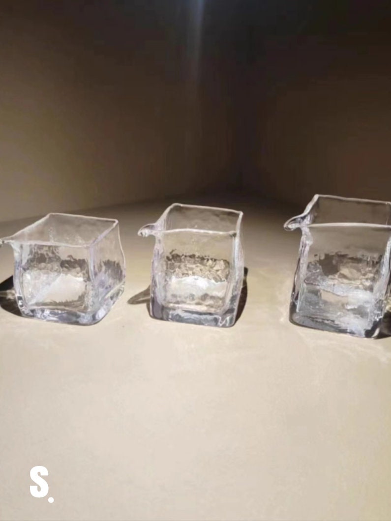 Glass Tea Pitcher Hand Blown Bubble Tea Cup Crystal Tea Pot Kung Fu Tea ...