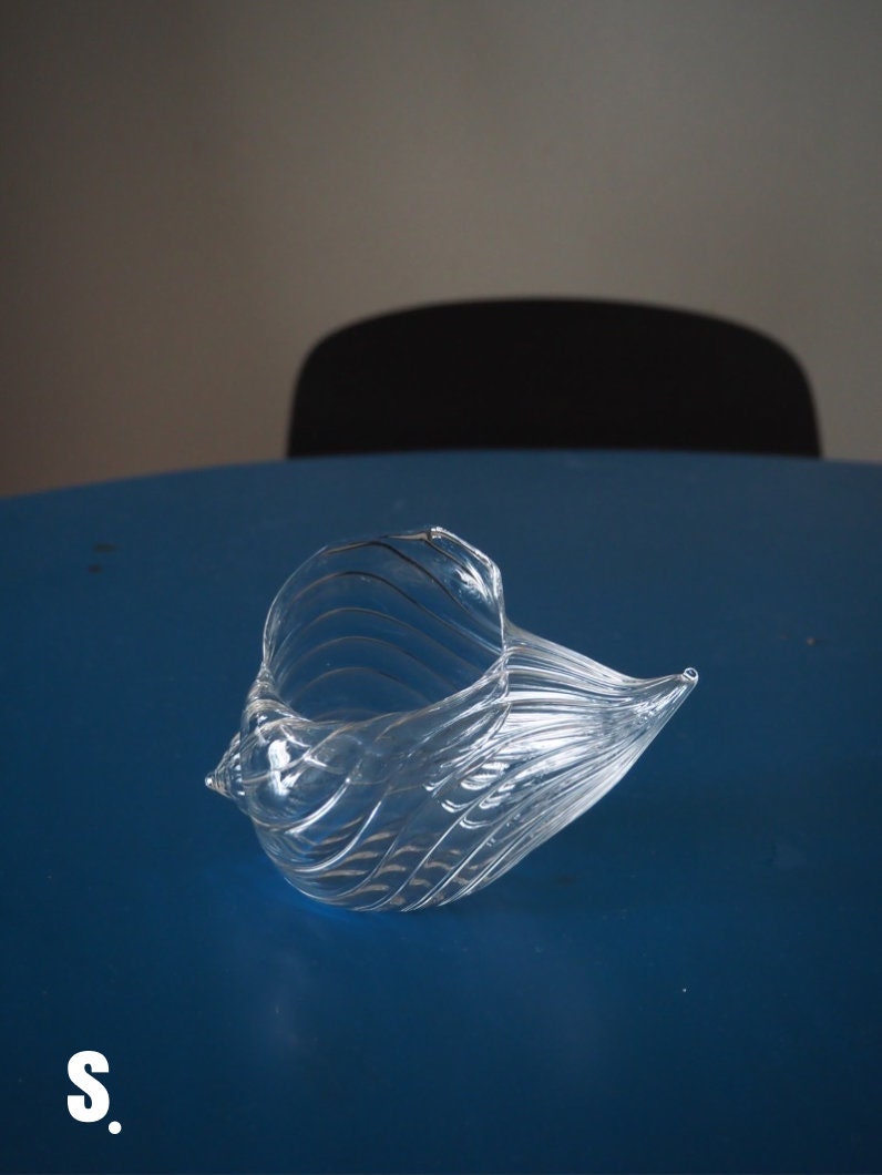 Sea Shell Candle Holder Sea Snail Glass Shell Pen Holder Hand Blown ...