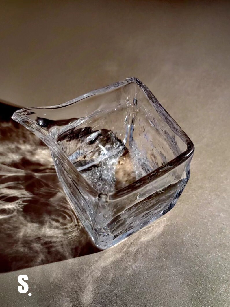 Glass Tea Pitcher Hand Blown Bubble Tea Cup Crystal Tea Pot Kung Fu Tea ...