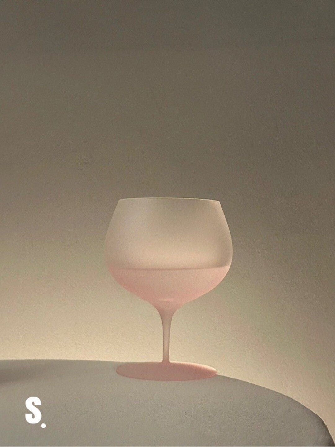 Frosted Gradient Hand Blown Glass Wine Glass Ultra-thin Crystal Glass ...