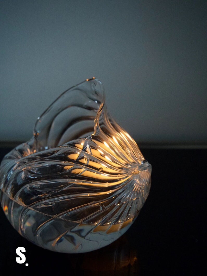 Sea Shell Candle Holder Sea Snail Glass Shell Pen Holder Hand Blown ...