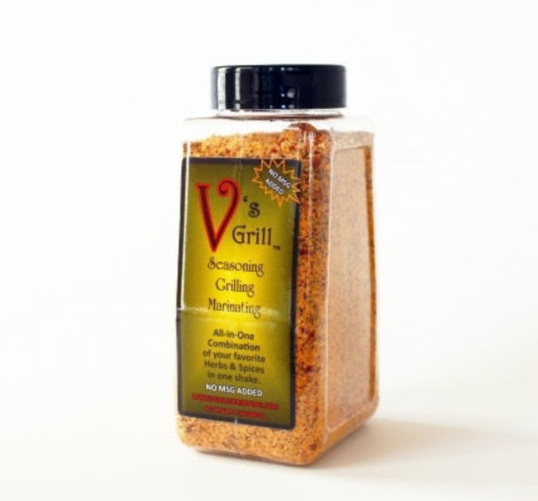 V's Grill Seasoning, BBQ, Marinade, Spices, Seasoning, Grilling, Steak ...