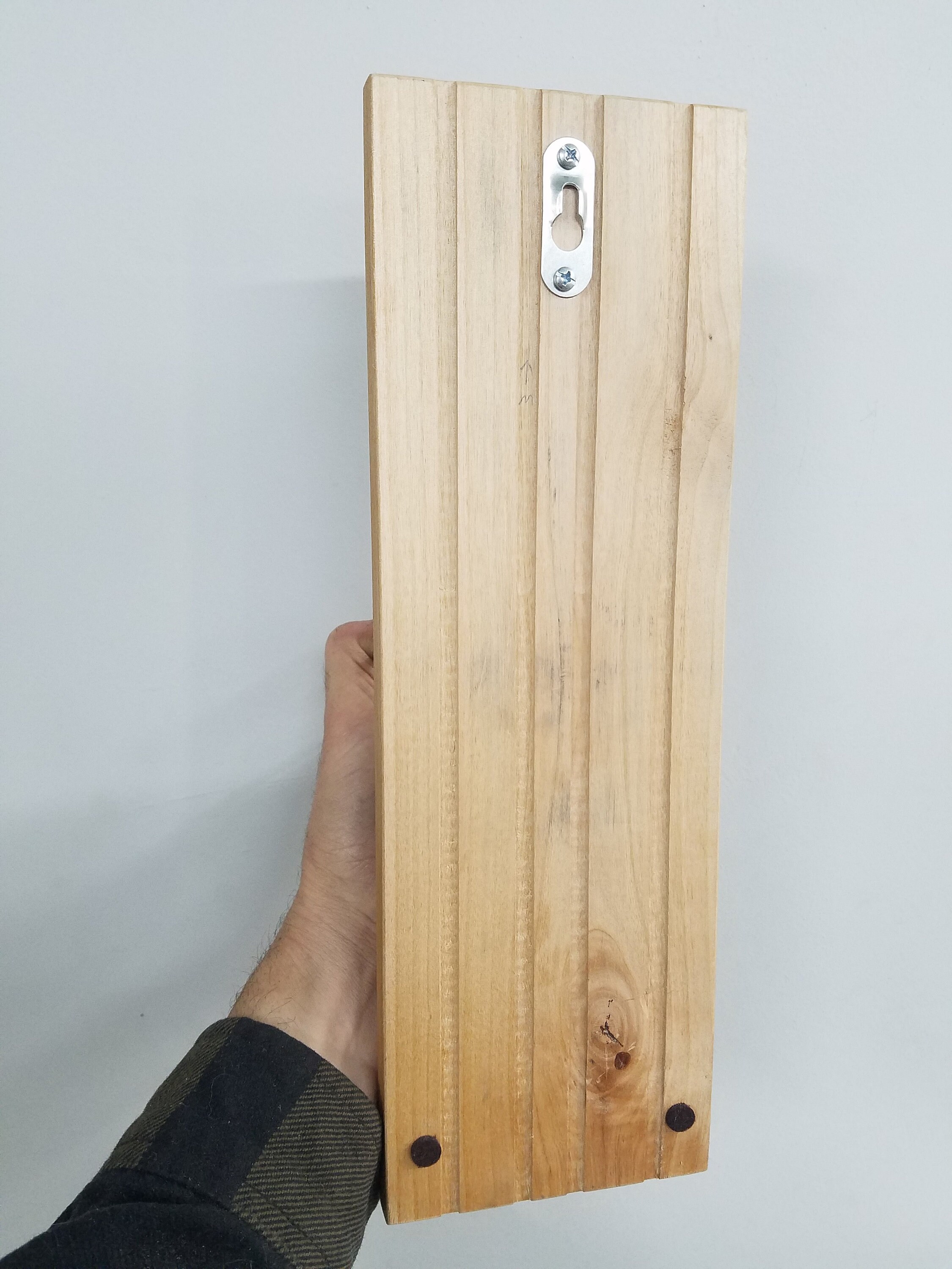 Wooden Wine Rack Wood Wine Bottle Wall Rack Handmade Single - Etsy