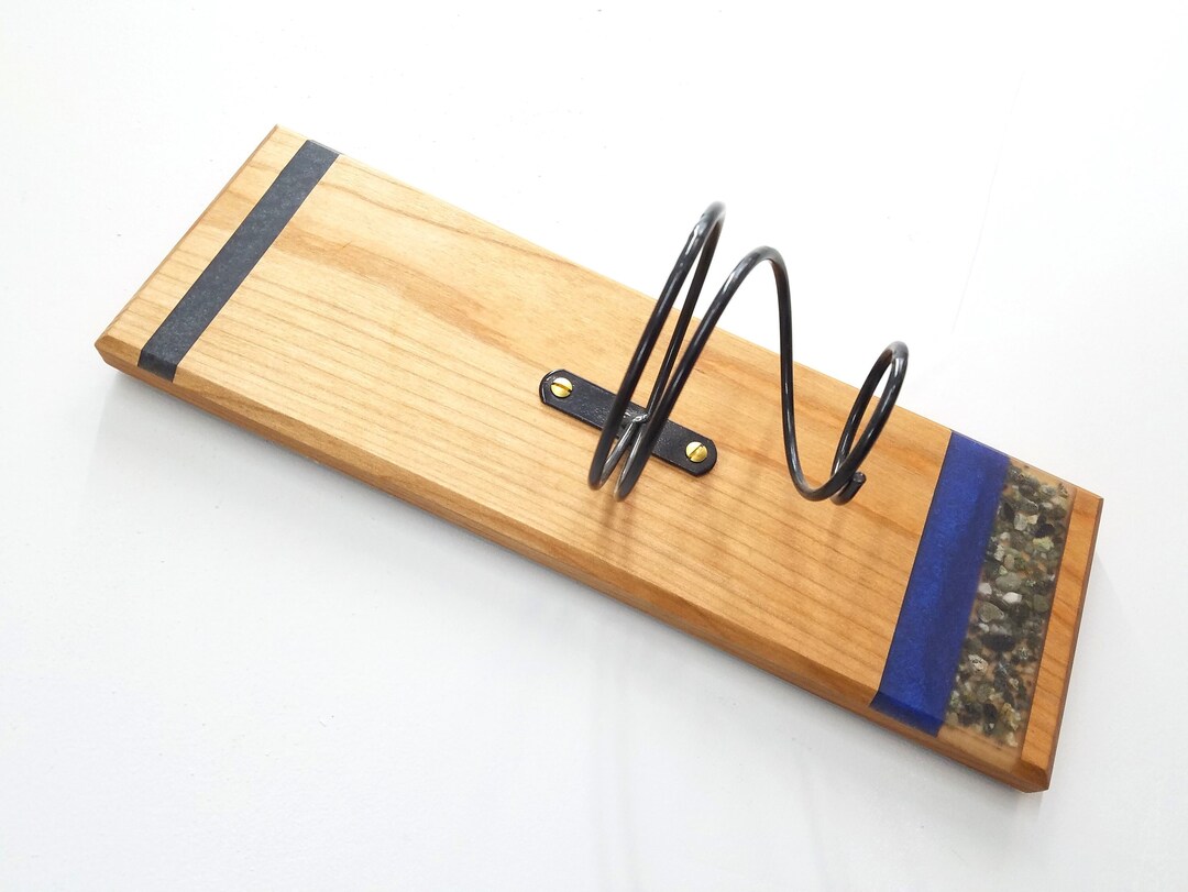 Wooden Wine Rack, Wood Wine Bottle Wall Rack, Handmade Single Bottle ...