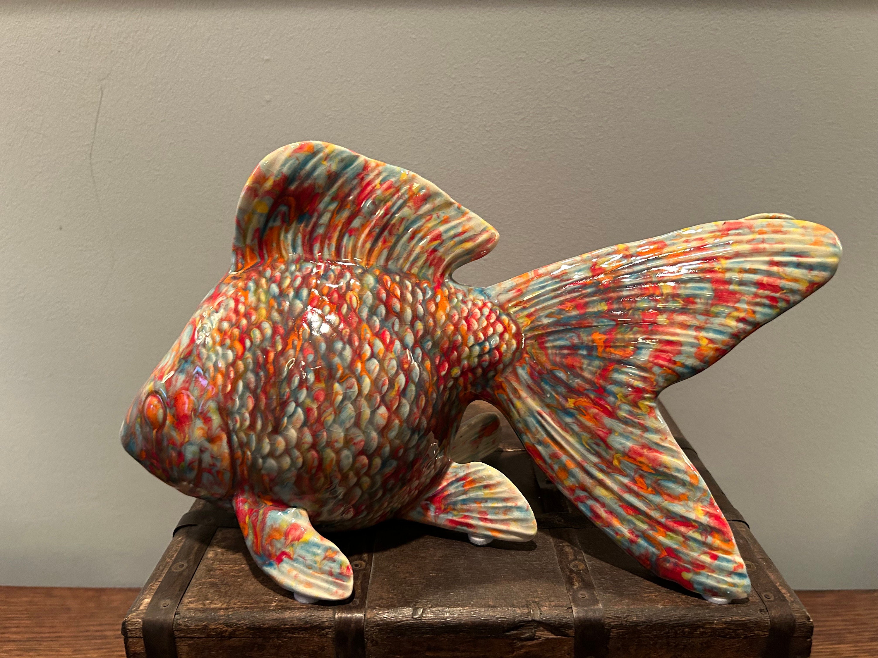 Decorative Ceramic Fish - Etsy