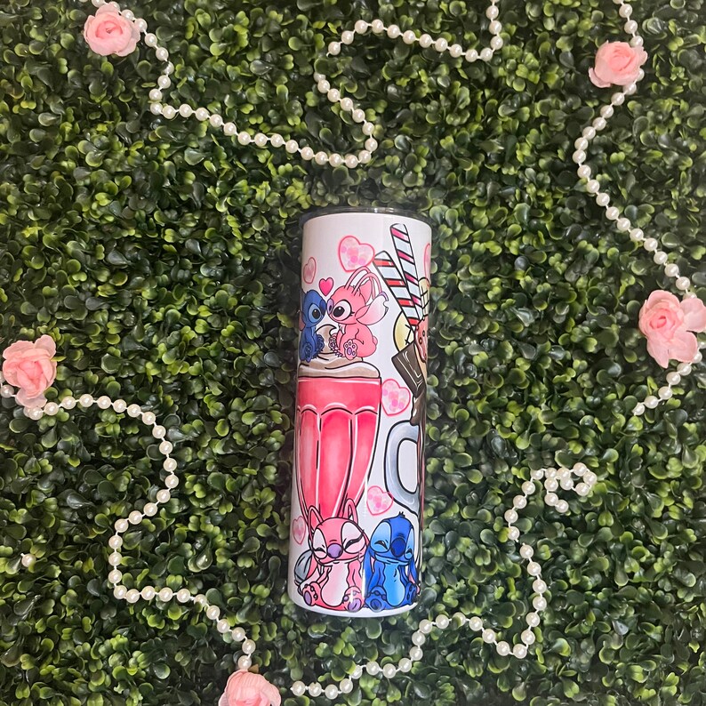 Milkshake Stitch and Angel Tumbler - Etsy