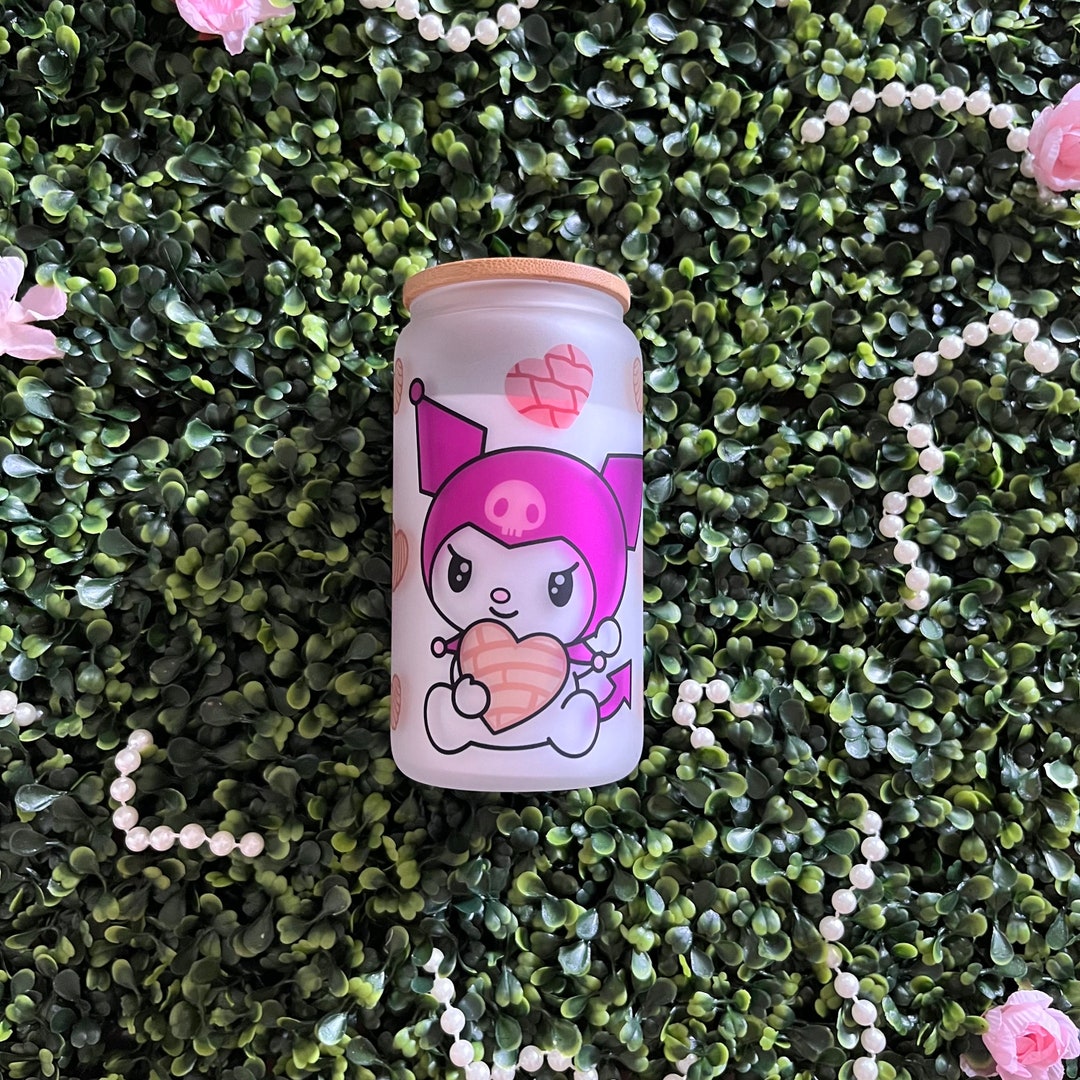 Kuromi Concha Glass Cup - Etsy