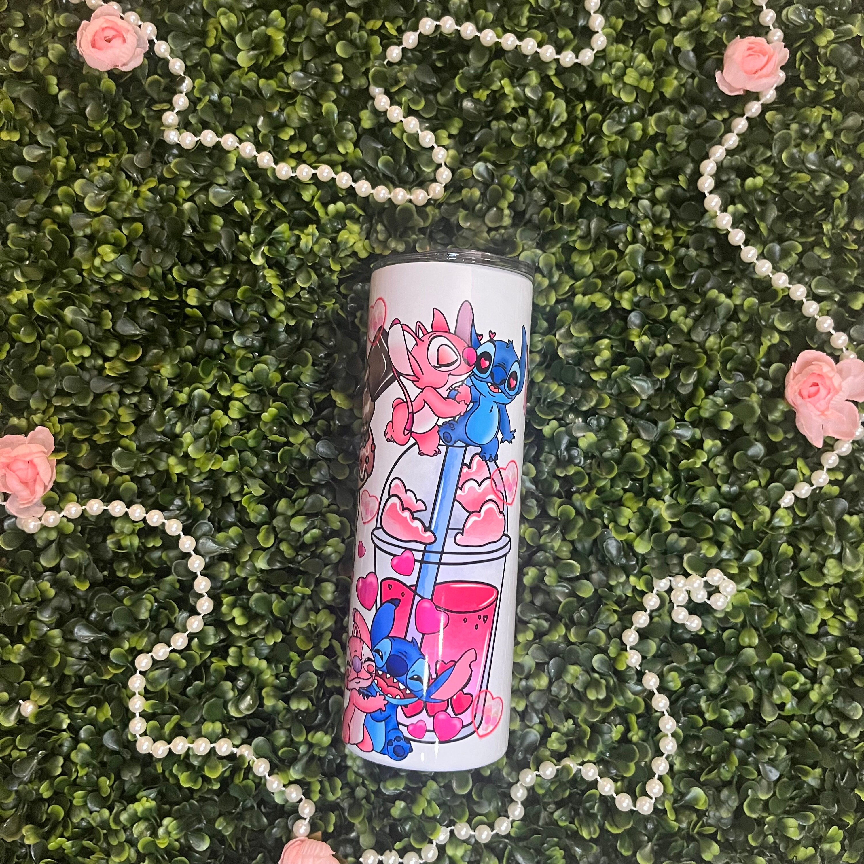 Milkshake Stitch and Angel Tumbler - Etsy