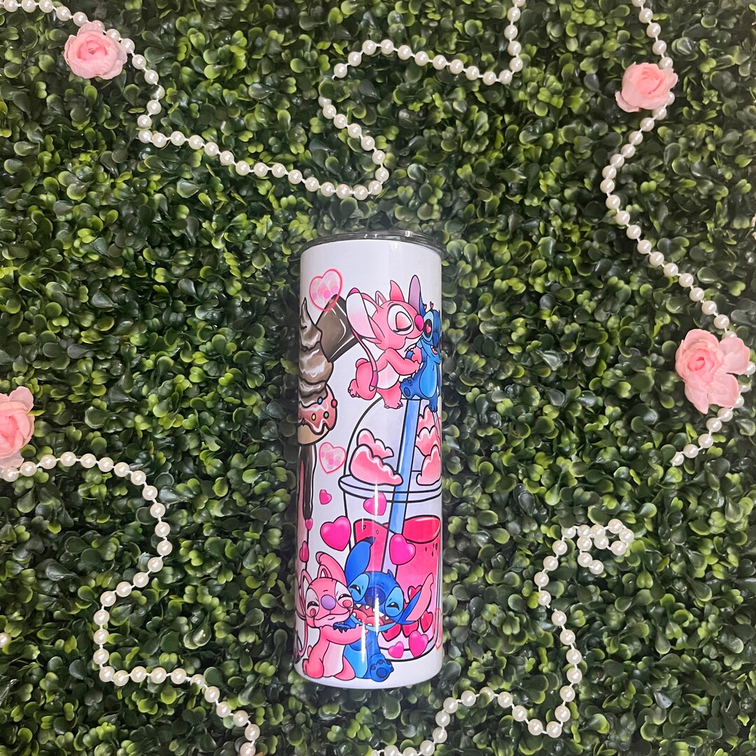 Milkshake Stitch and Angel Tumbler - Etsy