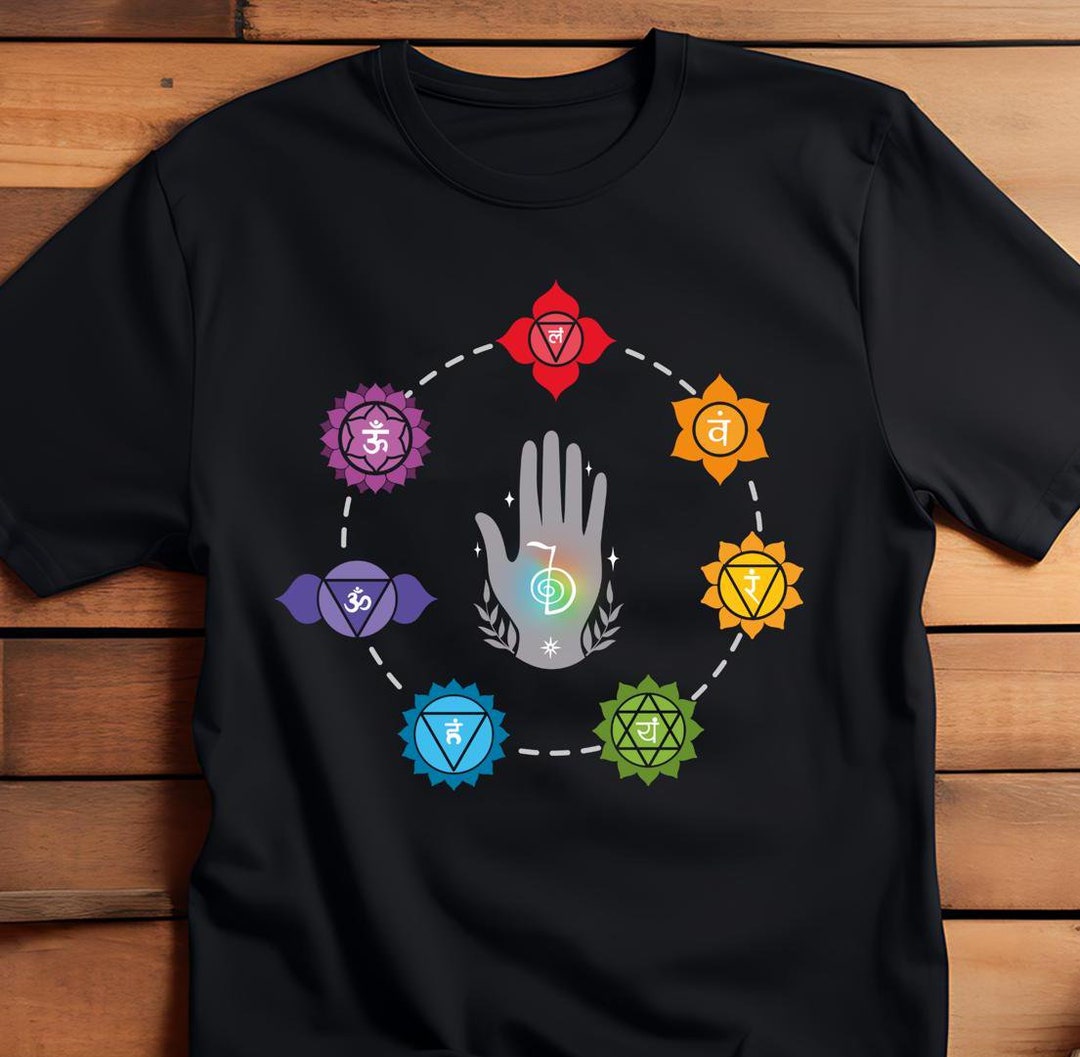 Reiki Unisex T-shirt | Cho Ku Rei Symbol | Chakras & Energy Healing ...