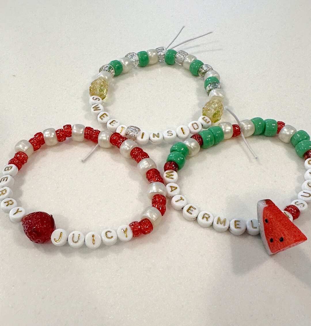 Fruit Salad Kandi Rave Bracelet Bundle - Etsy