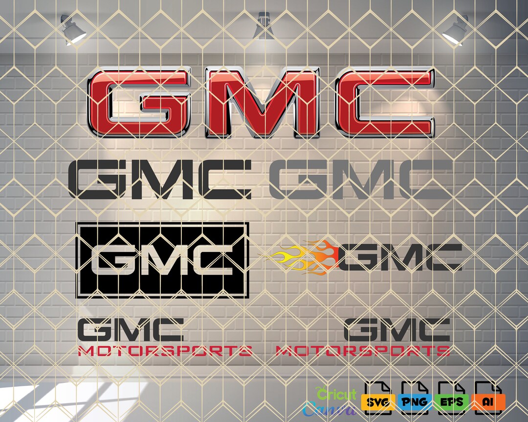 GMC: formatos SVG PNG Eps y Ai para Canva y Cricut - Etsy España