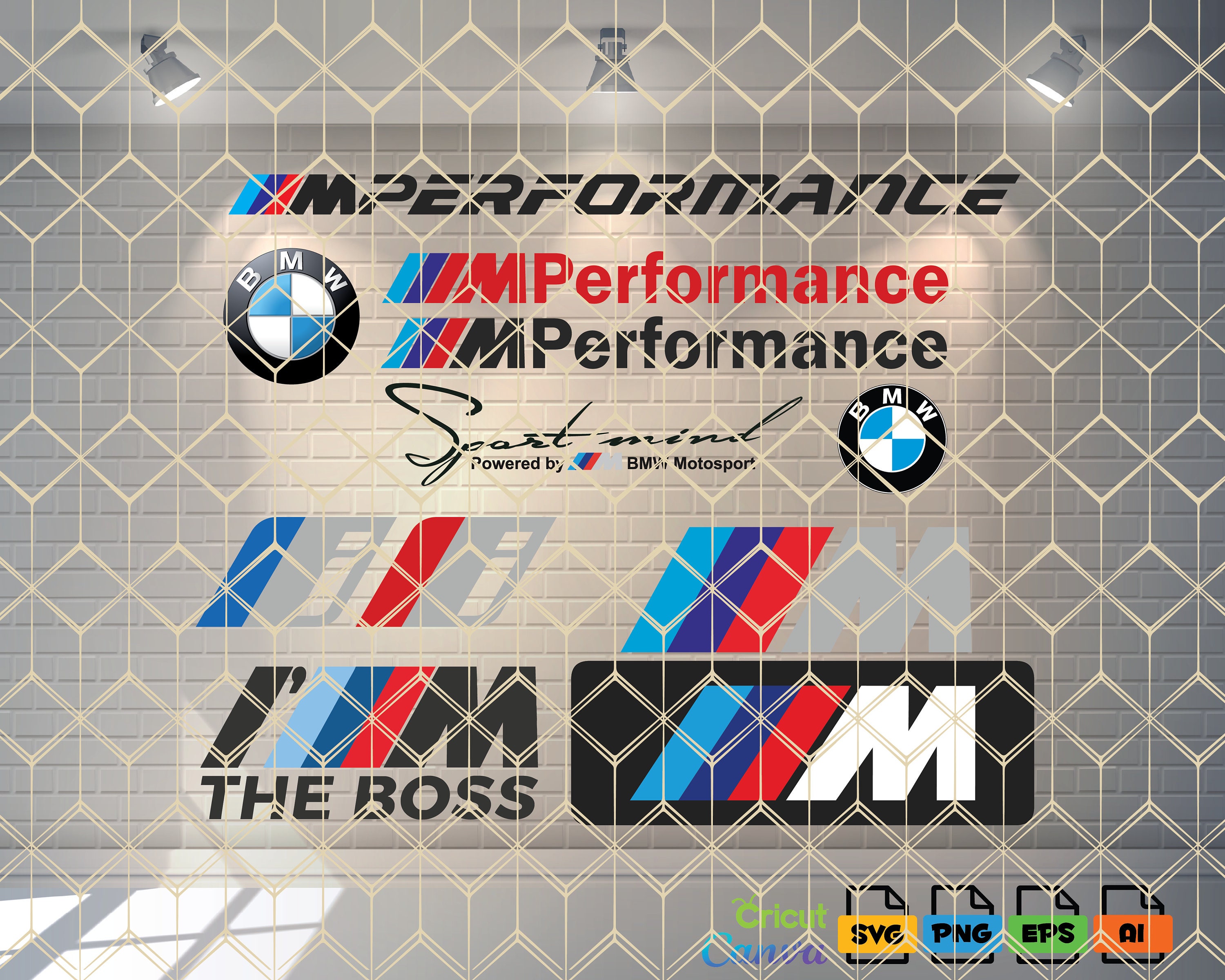 B.M.W M PERFORMANCE SVG PNG Eps and Ai Formats for - Etsy Singapore