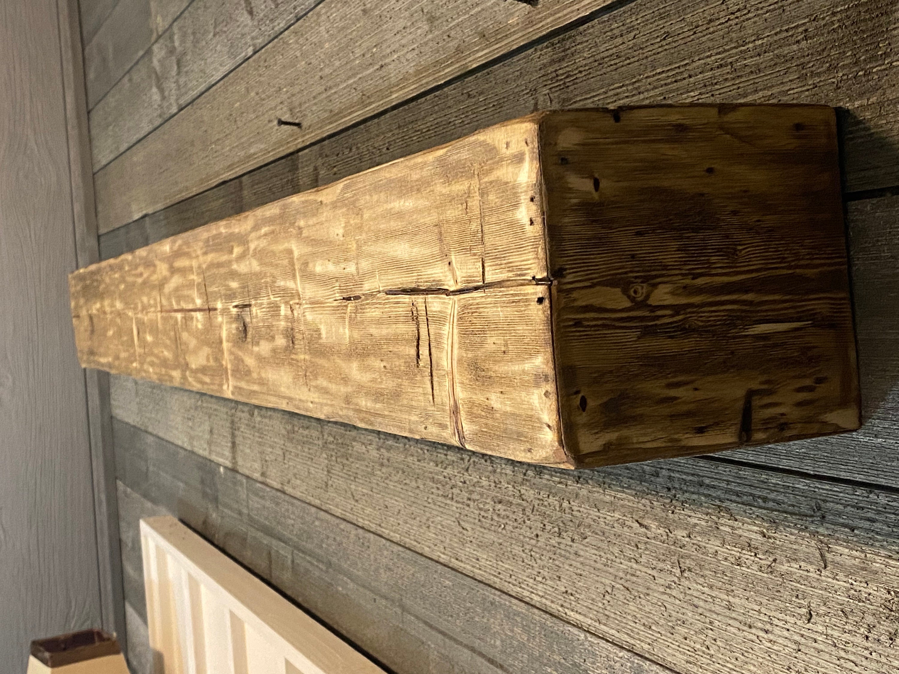 Hand Hewn Mantle - Etsy