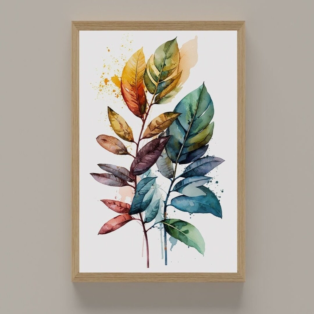 Plant 10, Digital Print of Watercolor Plants - Etsy