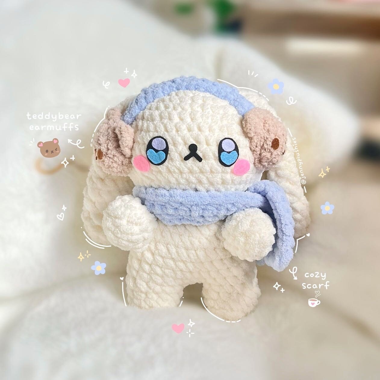 2 in 1 Cozy Bunny Crochet Pattern (digital PDF) - Etsy