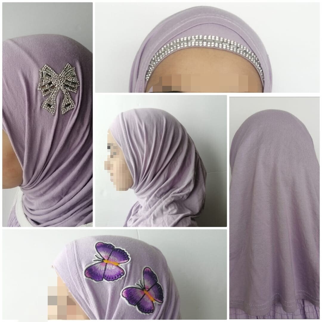 Custom Made 2-piece Hijab for Girls - Etsy