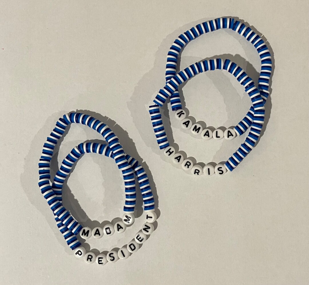 Kamala Harris Friendship Bracelets! Madam President Bracelets! - Etsy