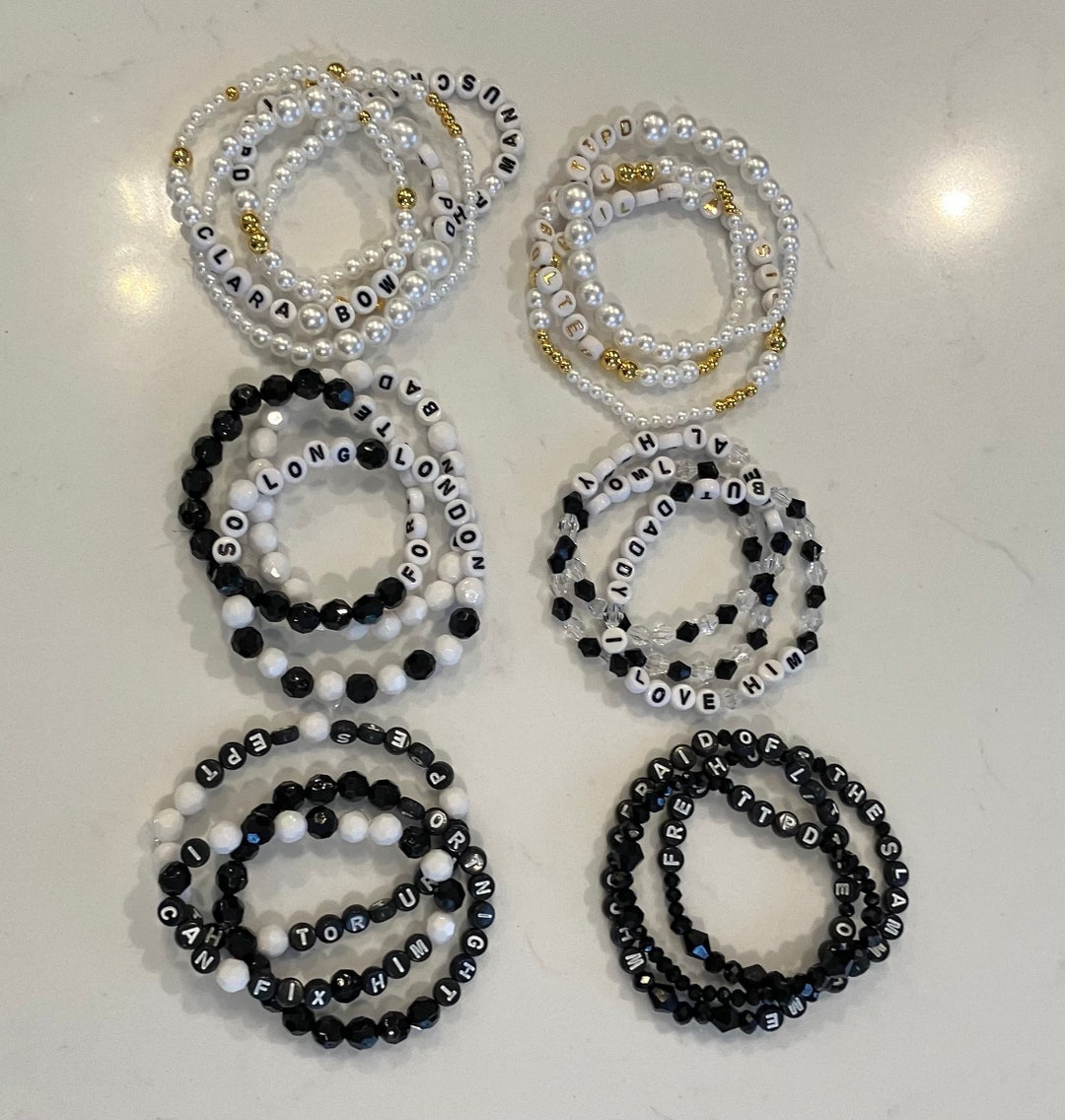 The Tortured Poets Department Bracelets TTPD Album Bracelets Taylor ...
