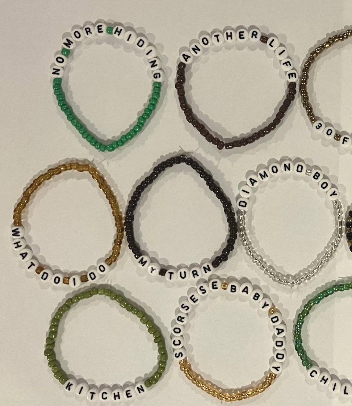 SZA Inspired Bracelets! SOS Tour Bracelets!! Kill Bill, Nobody Gets Me ...