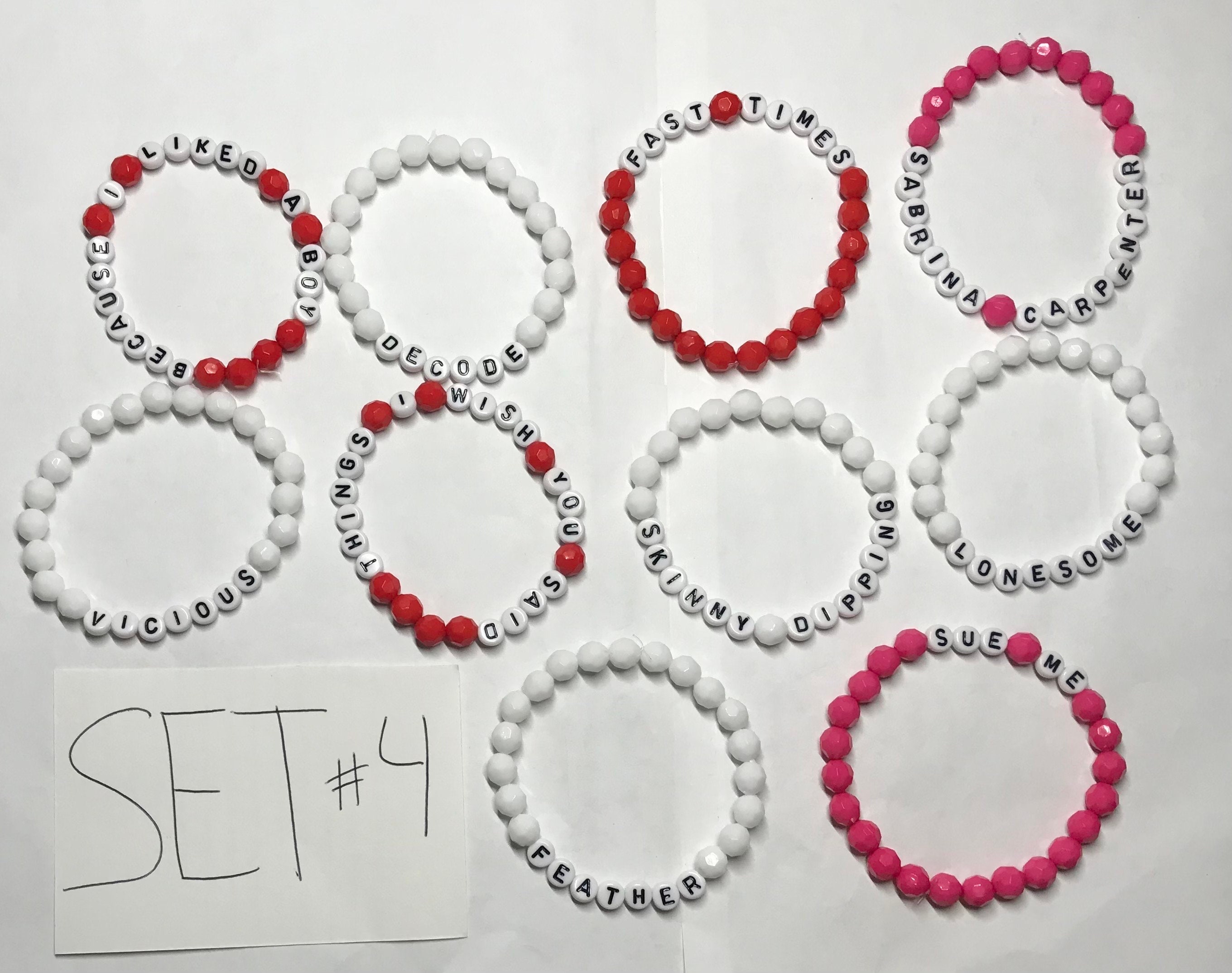 Sabrina Carpenter Bracelets Nonsense Bracelets Sabrina Carpenter Tour ...