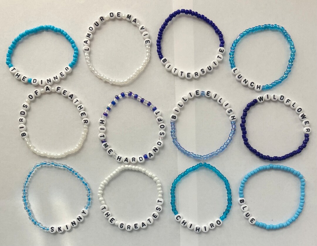 Billie Eilish Bracelets! Hit Me Hard and Soft Bracelets! Full Billie ...