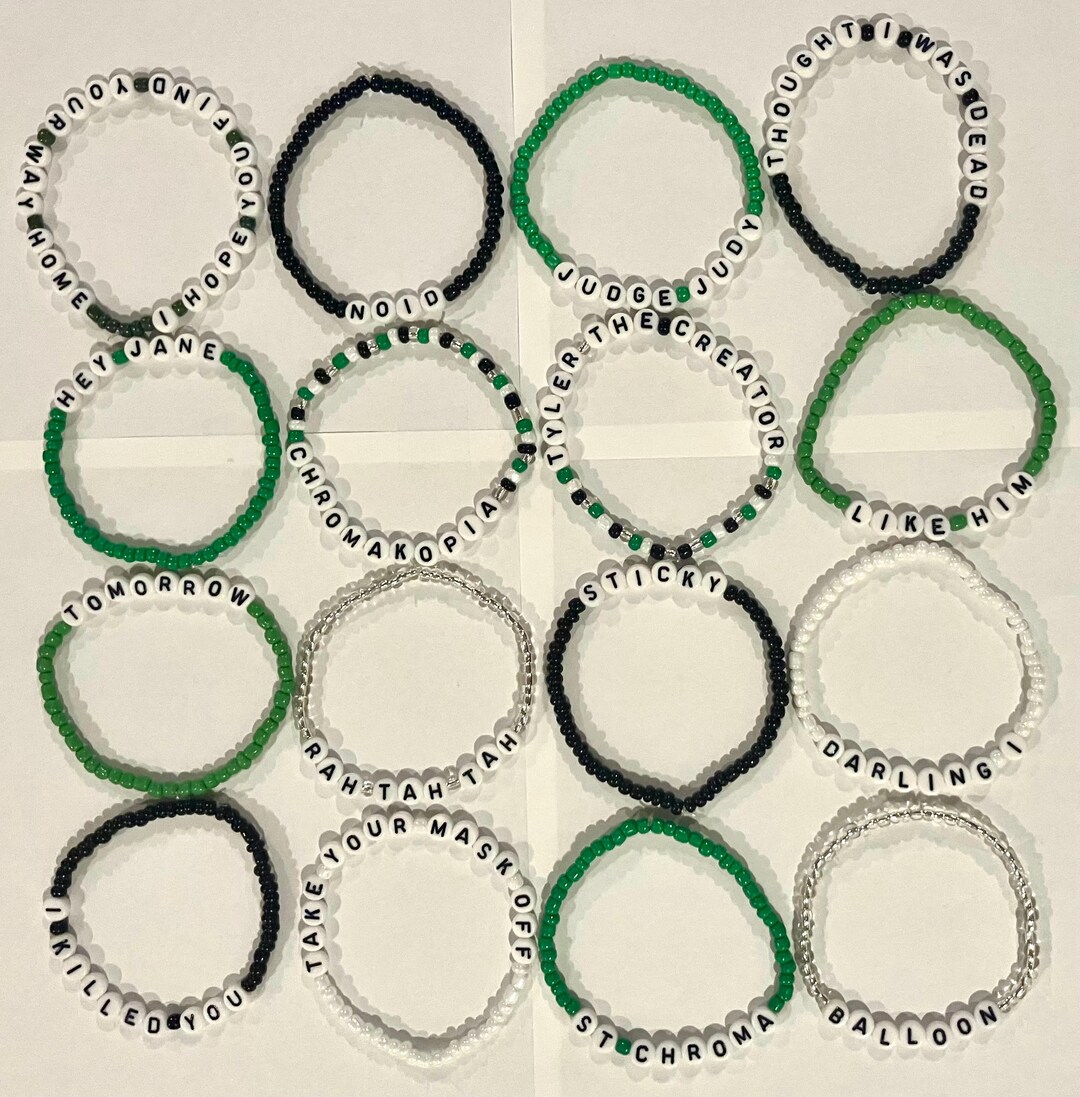 Tyler the Creator Bracelets Chromapokia Album Bracelets Chromakopia ...