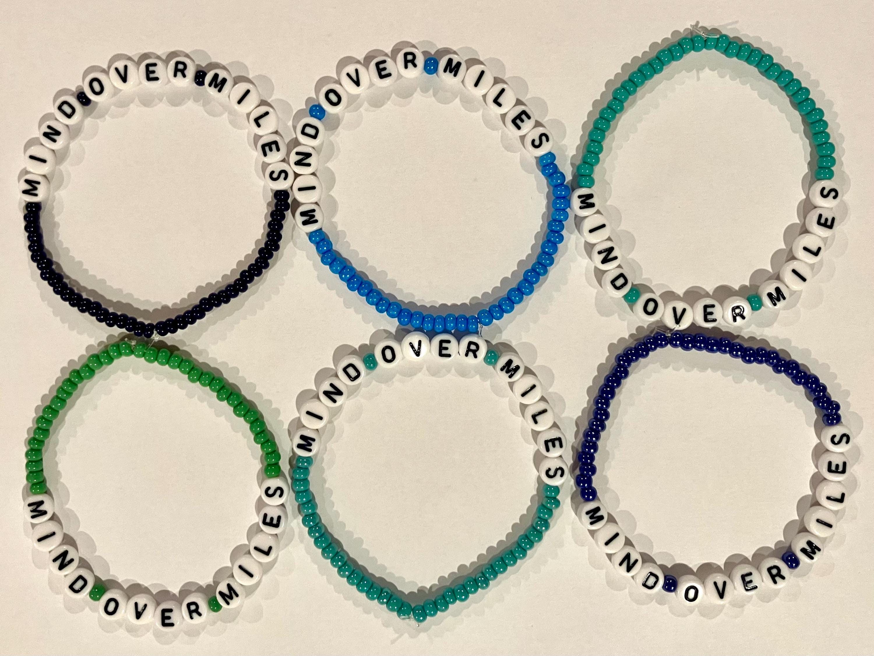 Mind Over Miles Bracelet! Marathon Bracelet! Runner Bracelet ...