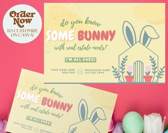 Realtor Easter Pop by Tags Editable Template Digital Download Real ...