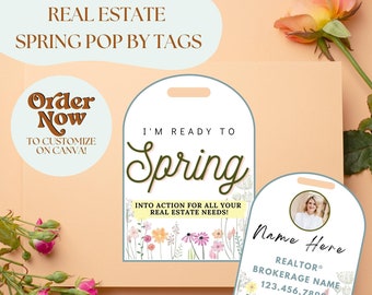 Realtor Spring Pop by Tag - Editable Template - Digital April Marketing ...