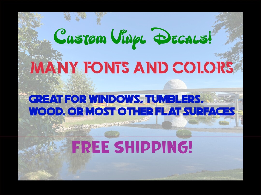 Custom Vinyl Decals - Custom Car Decals - Vinyl Lettering - Cooler ...
