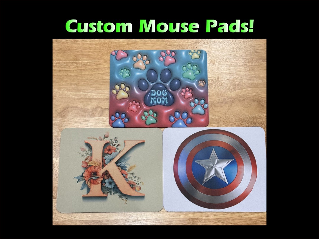 CUSTOM MOUSE PAD | Provide Your Own Image, Photo, or Idea | Makes a ...