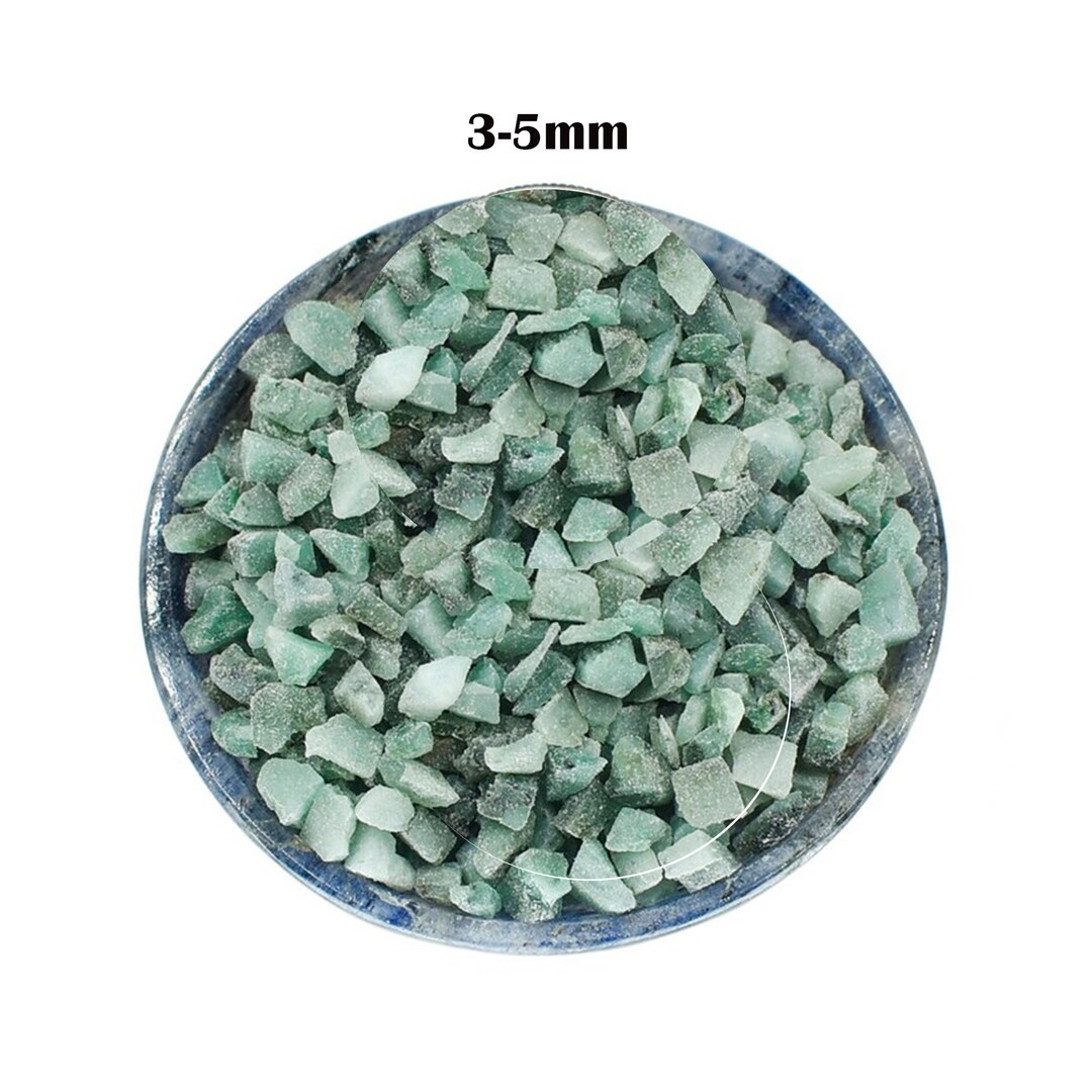 Natural Emerald Raw Crushed Powder, Raw Stone Powder, May Birthstone ...