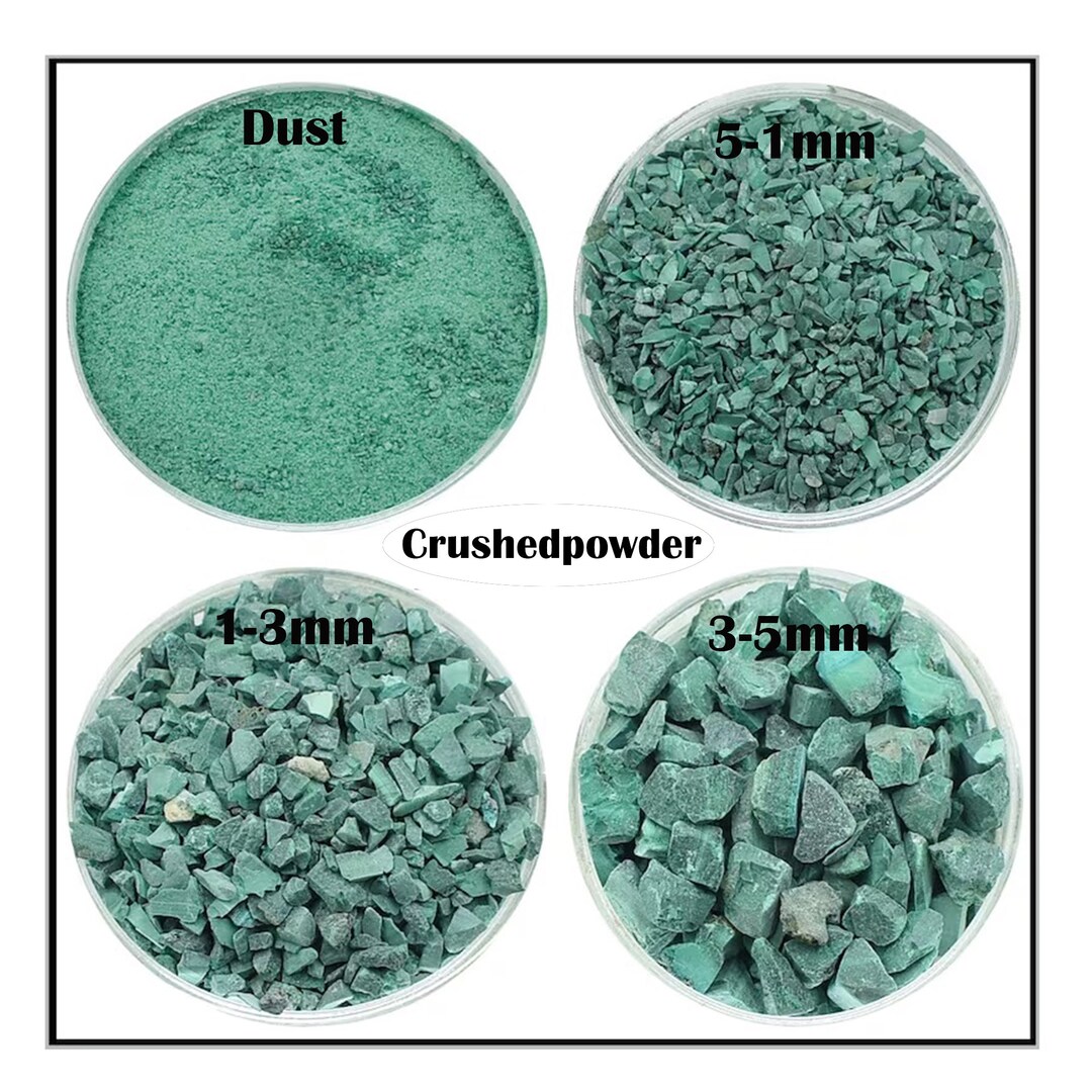 Green Malachite Crushed Powder,natural Malachite Raw Stone, Healing ...