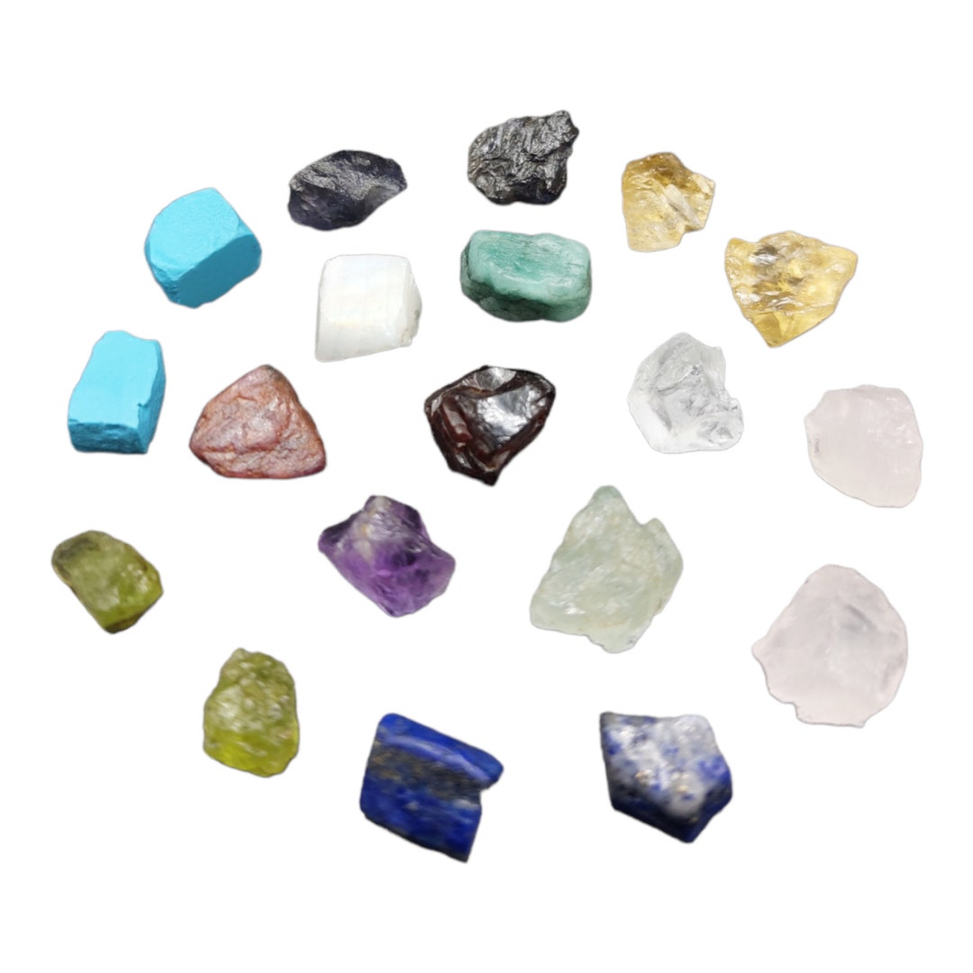 Top Quality Natural Raw Mix Birthstones, Vibrant Colors, Raw Birthstone ...