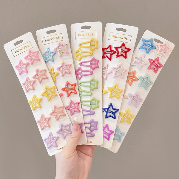 Star Hair Clips - Etsy
