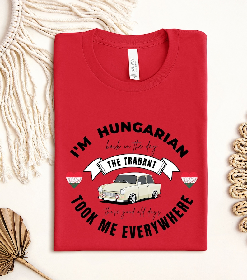 Unique Hungarian Vintage Car Lover Gift Shirts, Funny Retro Car Mom ...