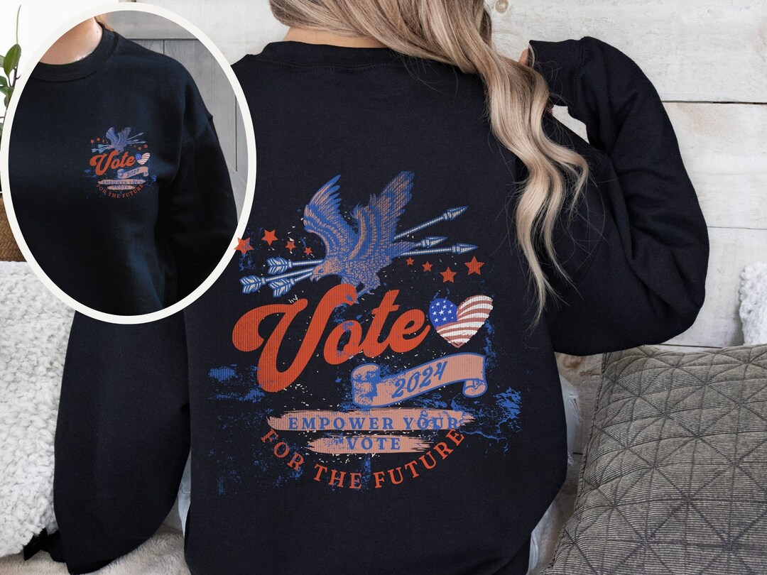 Political Sweater,vote Election Day 2024 Sweatshirt,new President ...