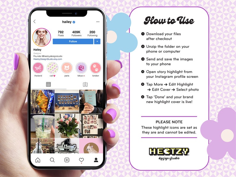 25 Retro Groovy Instagram Highlight Covers Covers for Instagram Stories ...